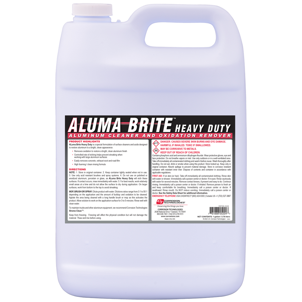 Aluminum brightener store