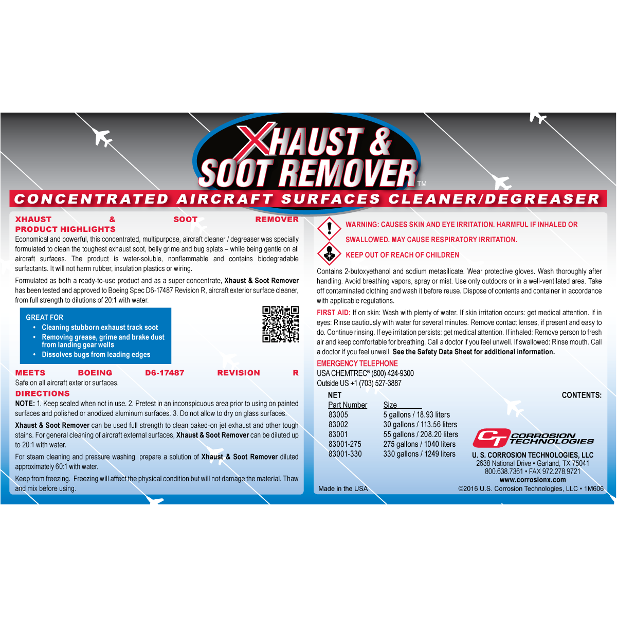 Xhaust & Soot Remover – Corrosion Technologies
